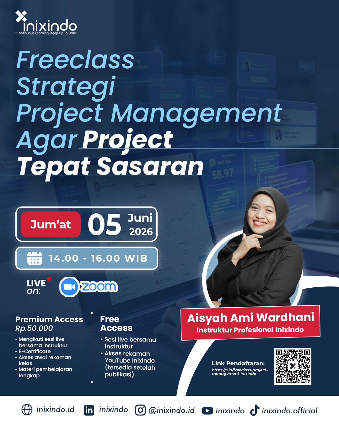 Webinar Gratis • Project Management Fundamentals • Inixindo