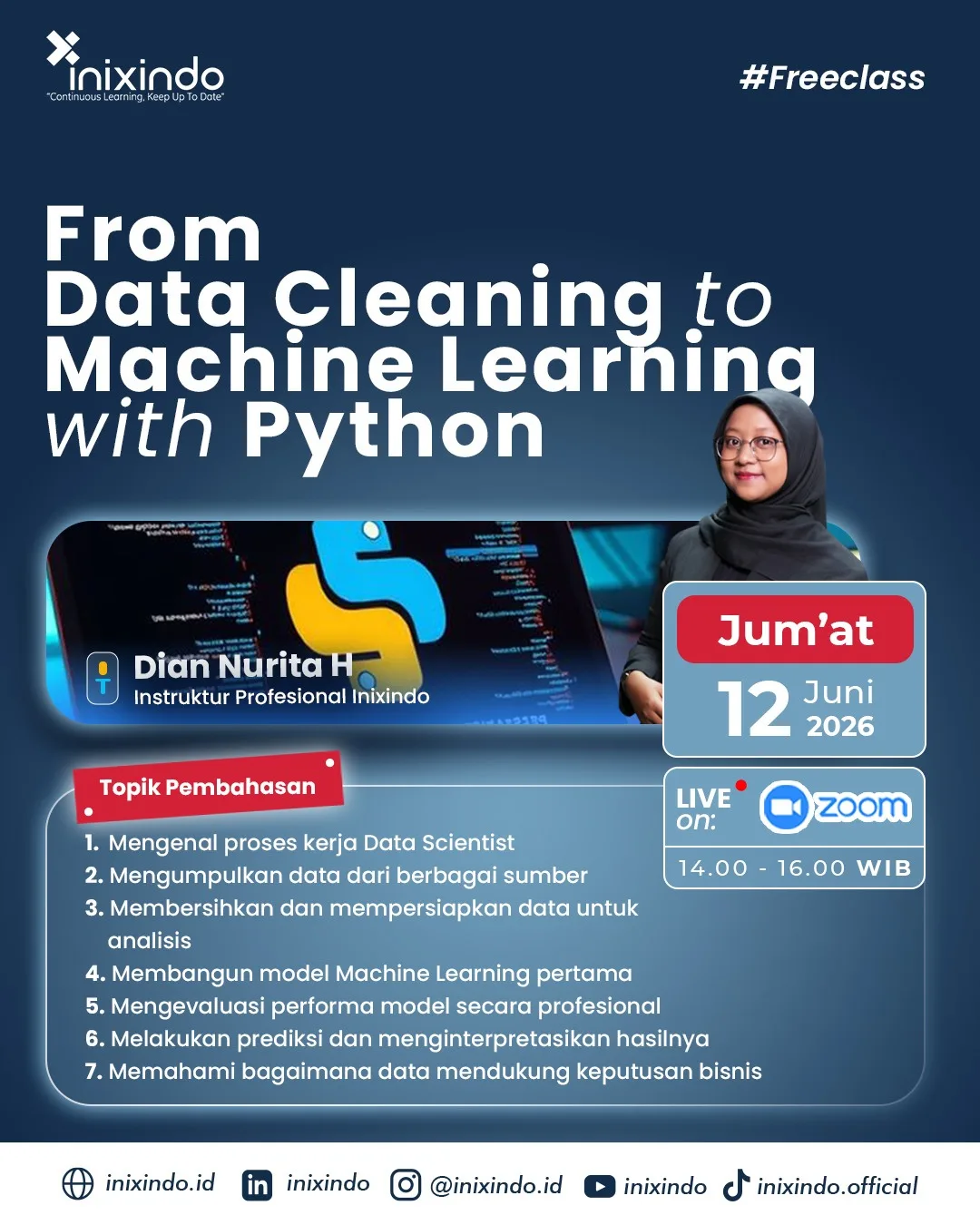 Free Webinar • Data Science & Machine Learning Python